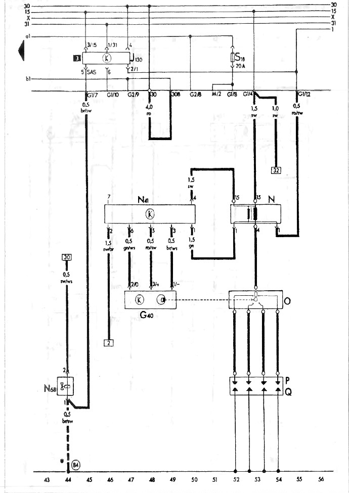 Ignition system and overload cut-off valve (models 1.6 and 1.8 with ...