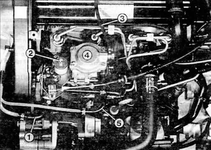 Volkswagen Golf 1991-1997: Fuel injection system on a turbodiesel ...