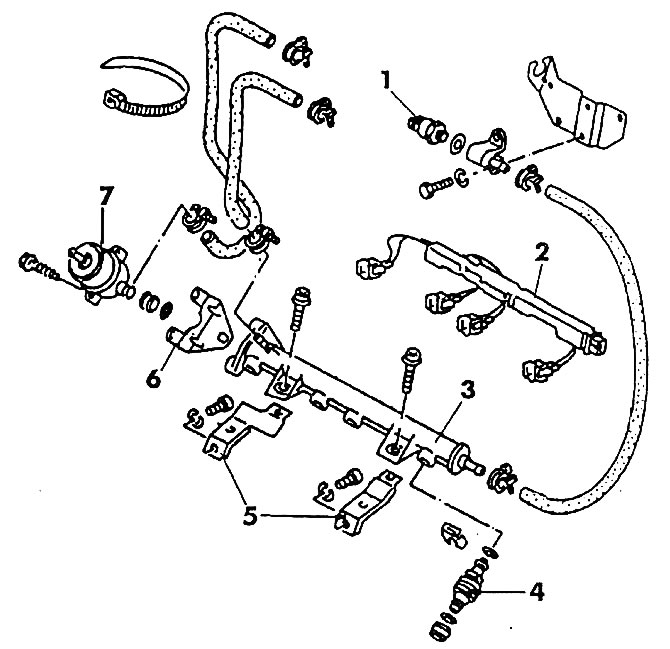 Digifant fuel injection system (Volkswagen Golf 2 1984-1993 / Petrol ...
