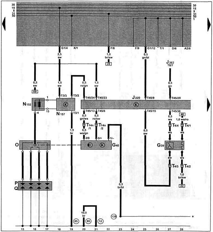 Mono-Motronic system control unit, ignition system (since 12.1997 ...