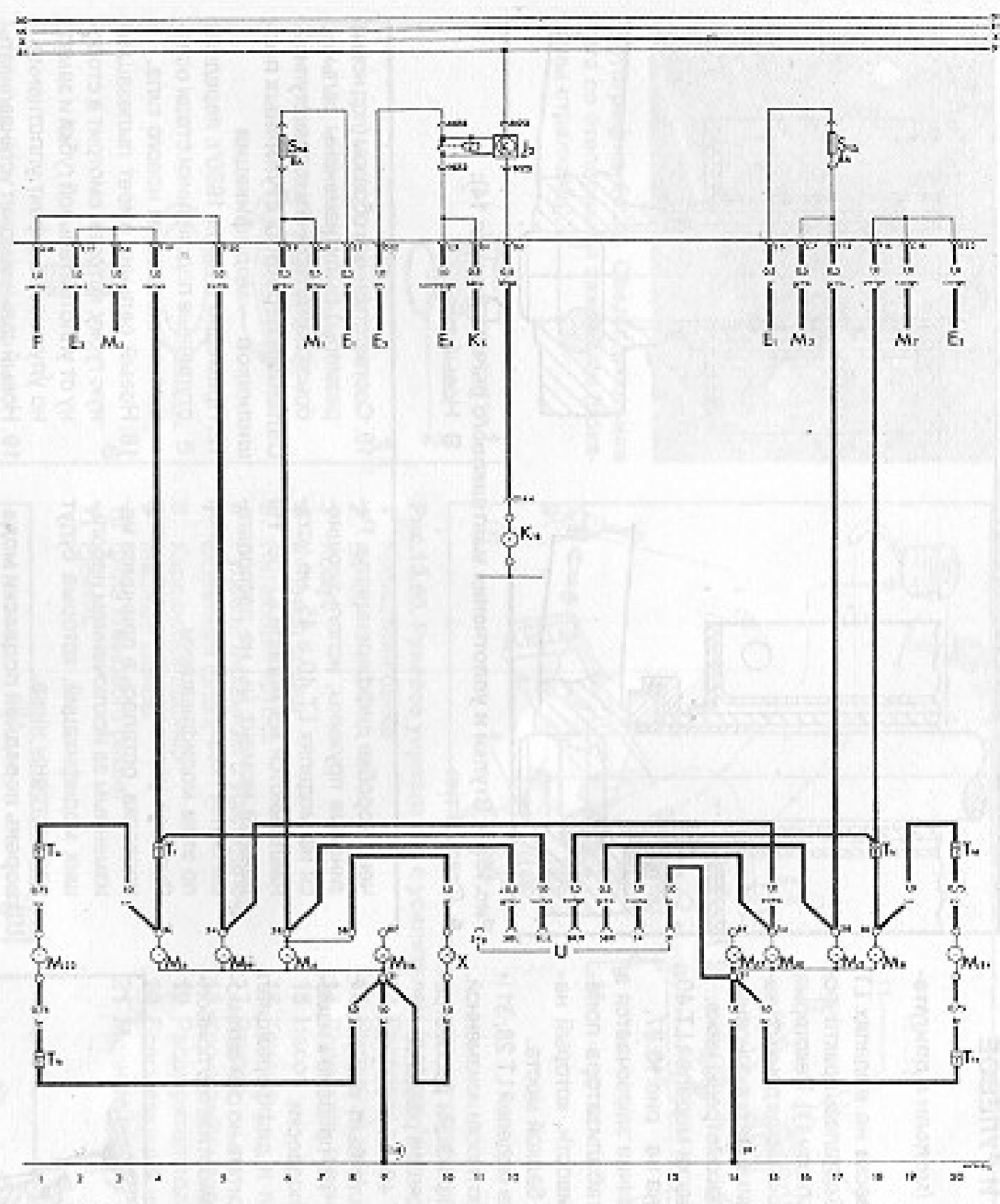 Additional wiring diagram for the trailer connection system, 1983-1985 ...