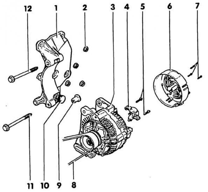 Generator — design description (Volkswagen Transporter T4 1990-2003 ...